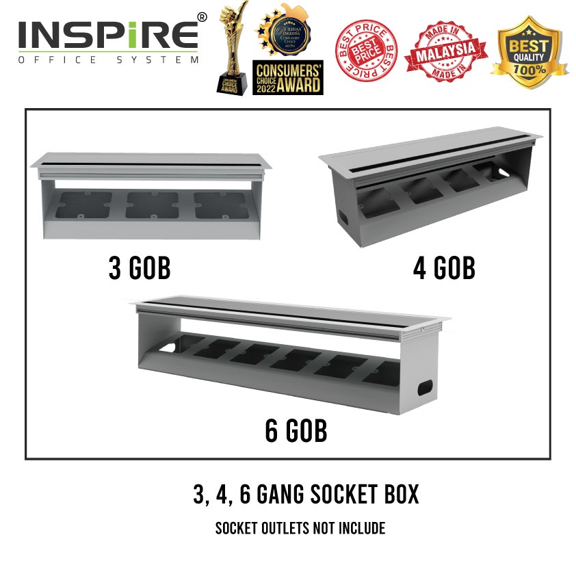INSPIRE OKKO SOCKET BOX | FLIPPER BOX | WIRE BOX | Shopee Malaysia