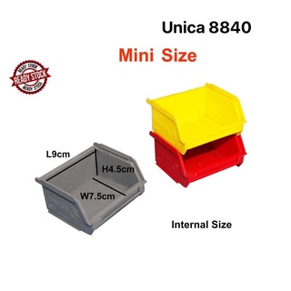 Unica Wall-Mounted Front-Vent Stackable Industrial Container Box Heavy ...