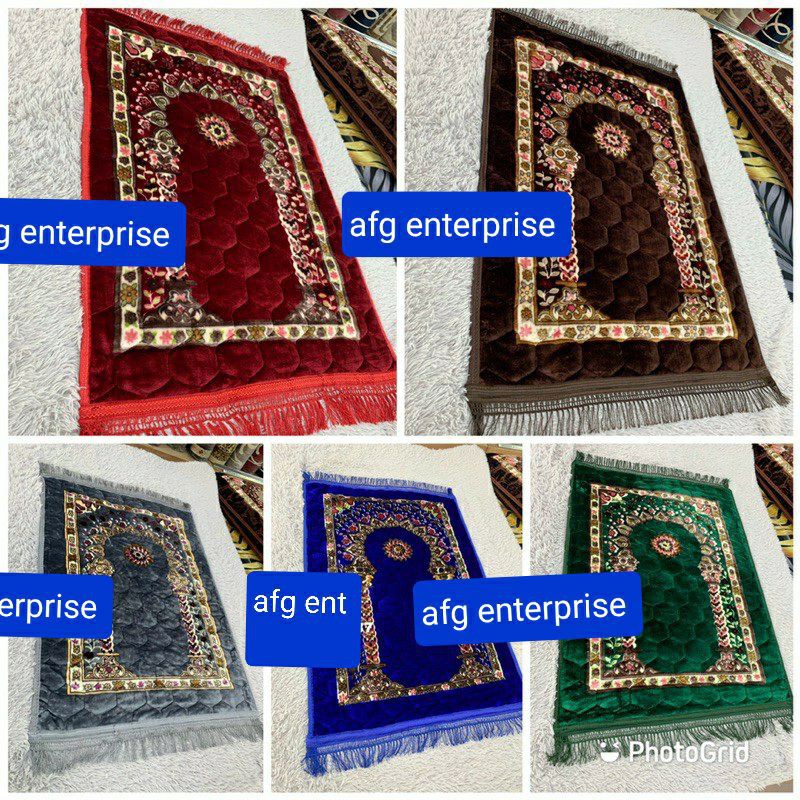 Sajadah for Muslims prayers, Solat Sajada (Random Colors) | Shopee Malaysia