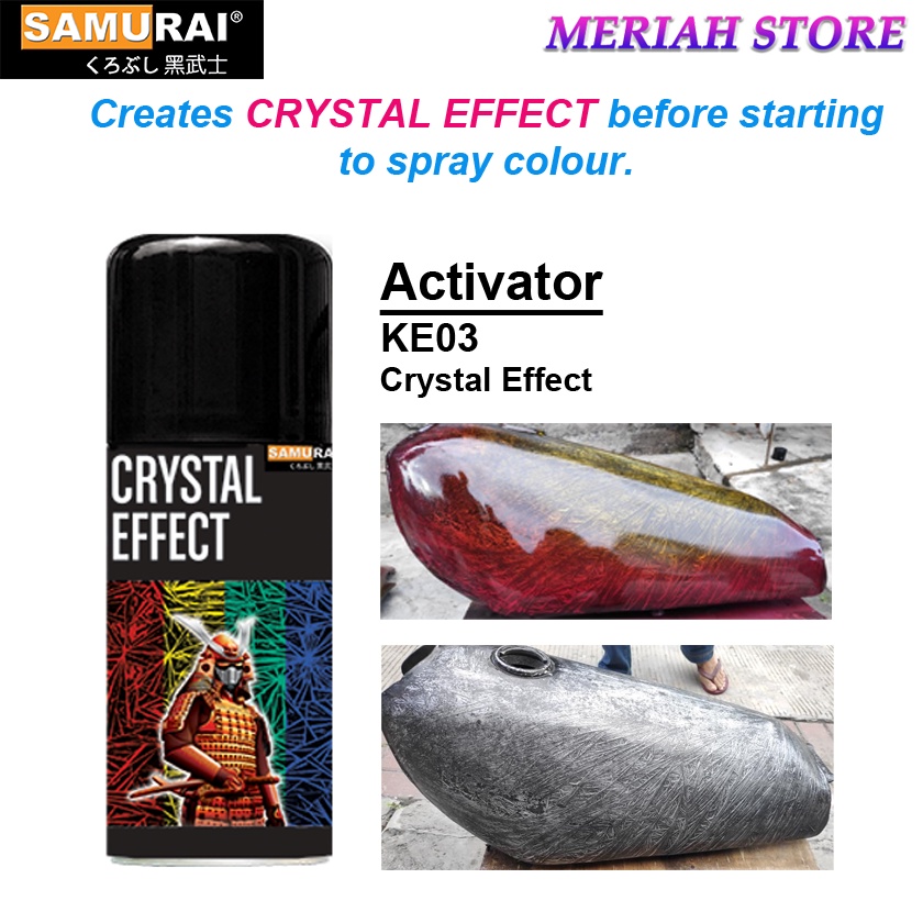 Samurai KE03 Crystal Effect Activator Aerosol Spray paint 150ml ...