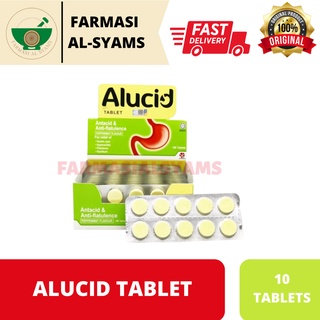 ALUCID TABLET FOR GASTROINTESTINAL (10 TABLETS/1 STRIP) | Shopee Malaysia