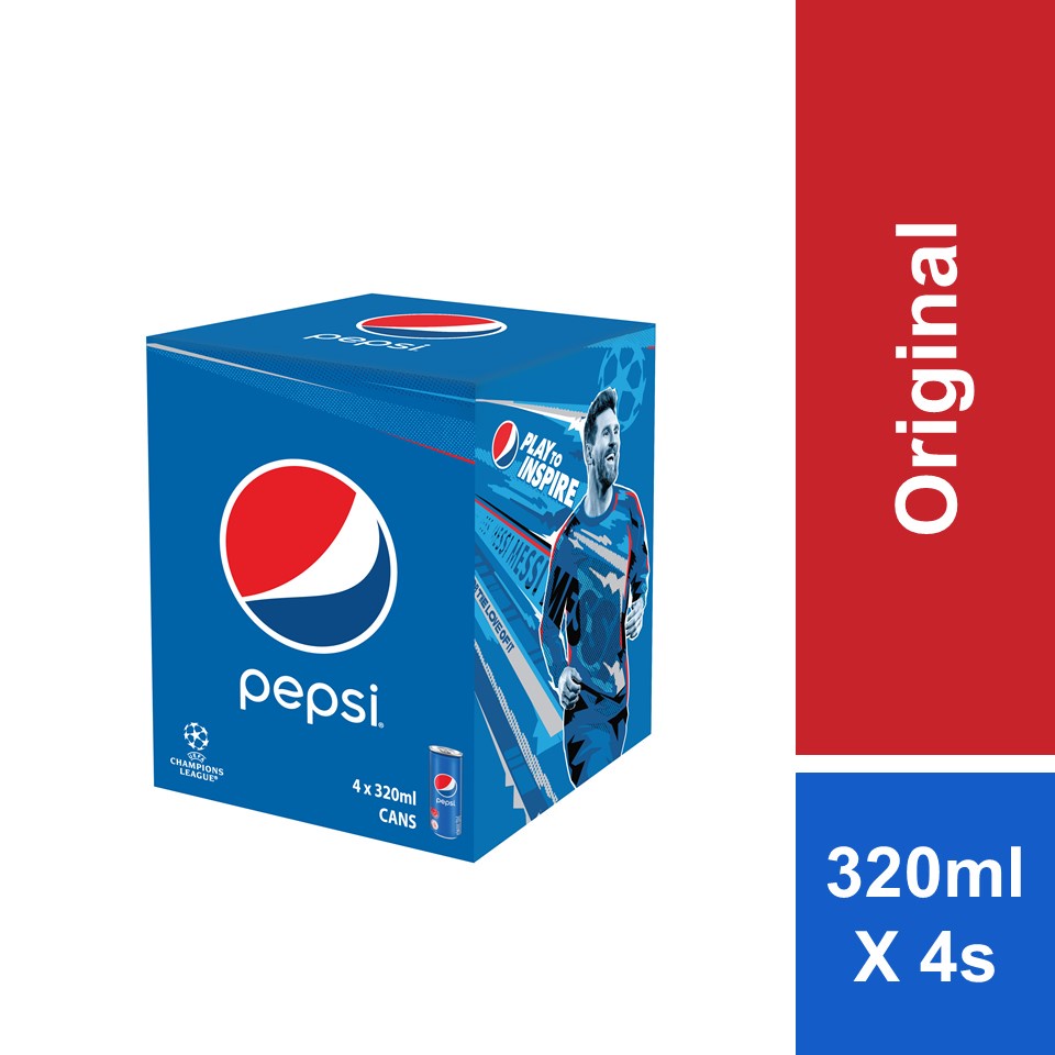 Pepsi Cola 320ml x 4s | Shopee Malaysia
