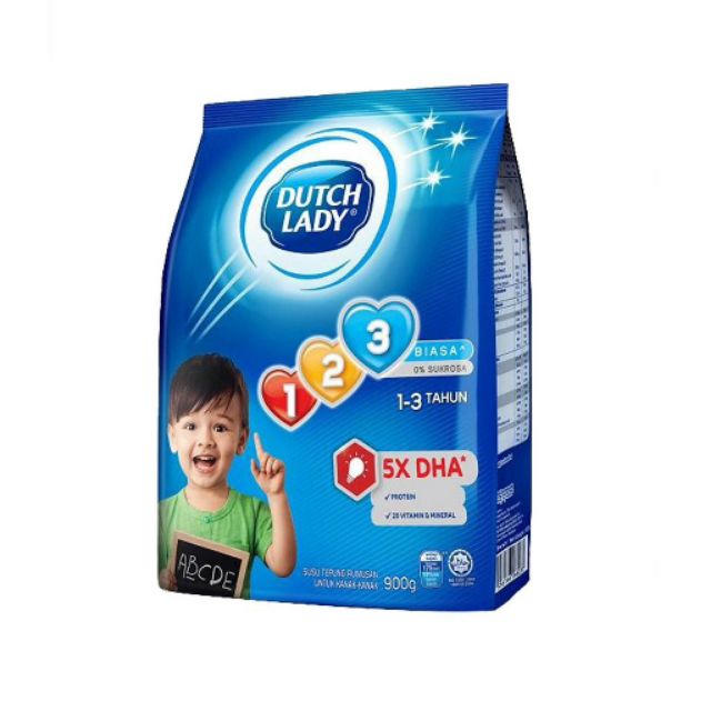 DUTCH LADY 123 BIASA / MADU / COKLAT (900G) READY STOCK | Shopee Malaysia