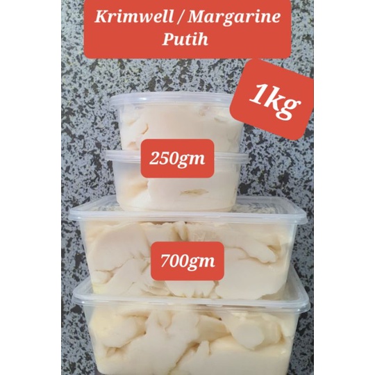 Creamwell / Krimwell / Margerin putih 250gm / 700gm / 1kg | Shopee Malaysia