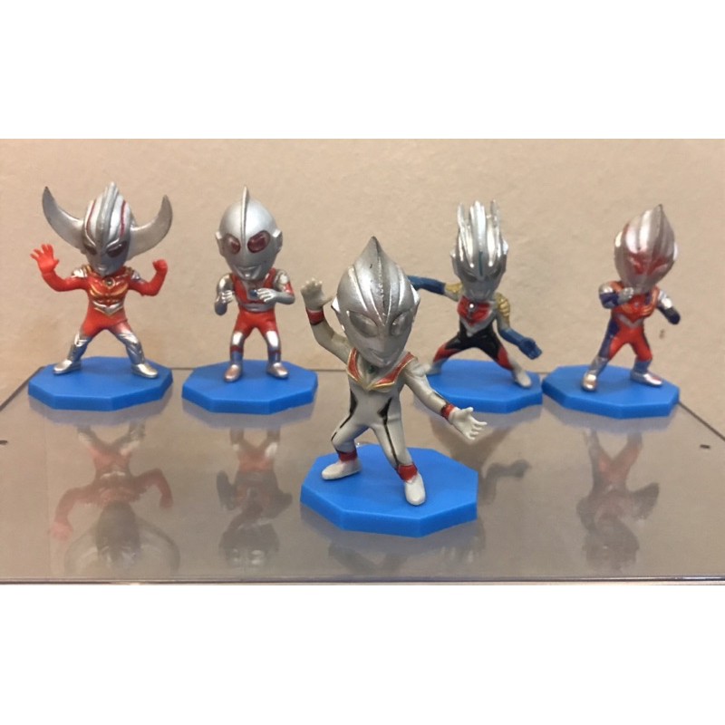 Ultraman Series Figures With Stand 5 In 1 Set | Shopee Malaysia