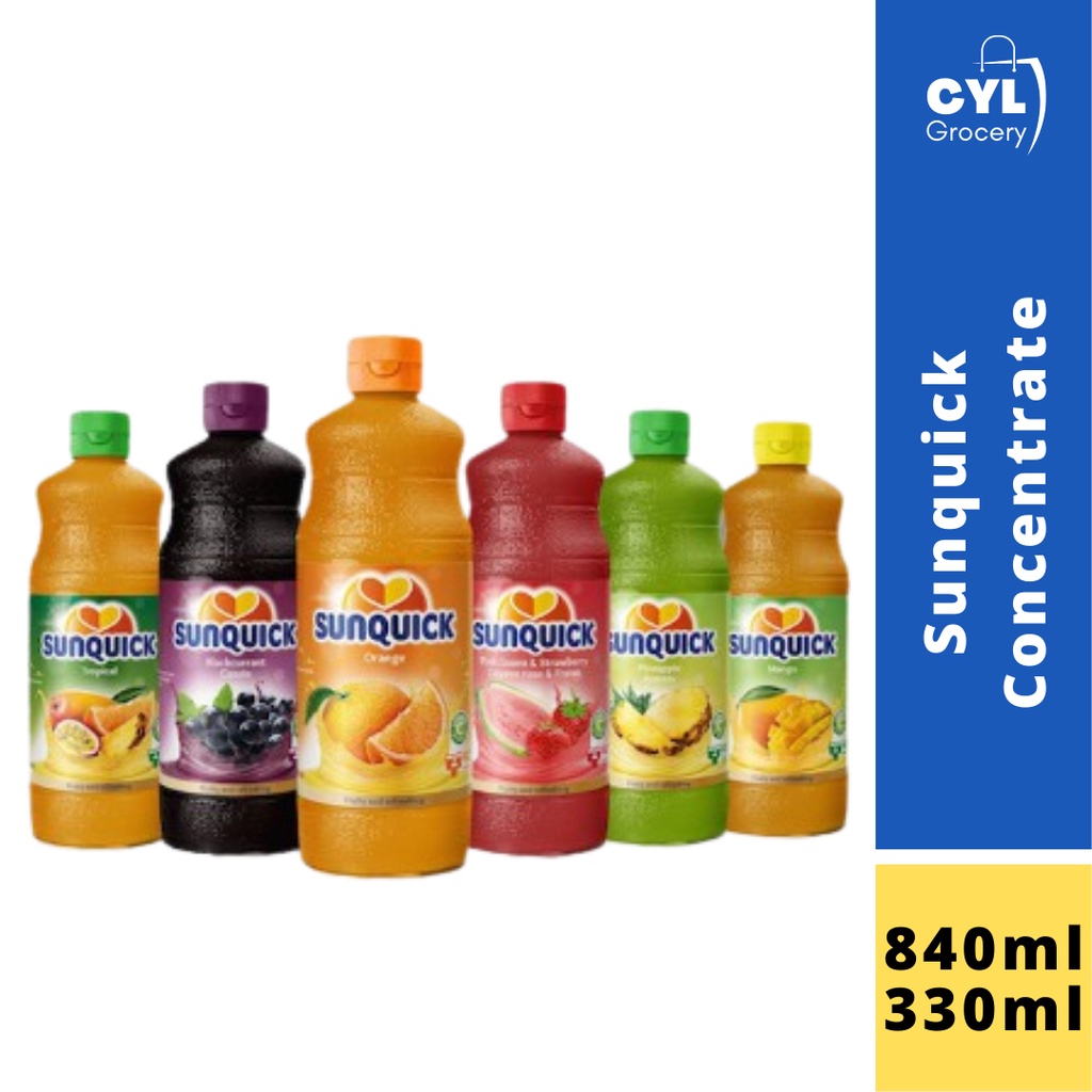 Sunquick Orange | Sunquick Mandarin | Blackcurrant | Sunquick Tropical ...