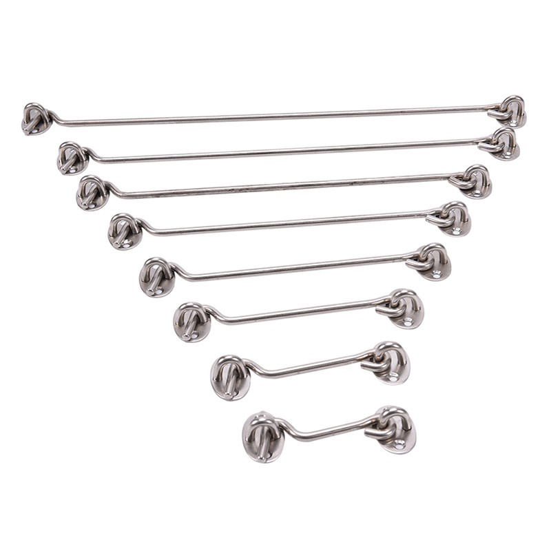 Stainless Steel Window Hook And Eye Latch Lock Shed Gate Door Catch ...