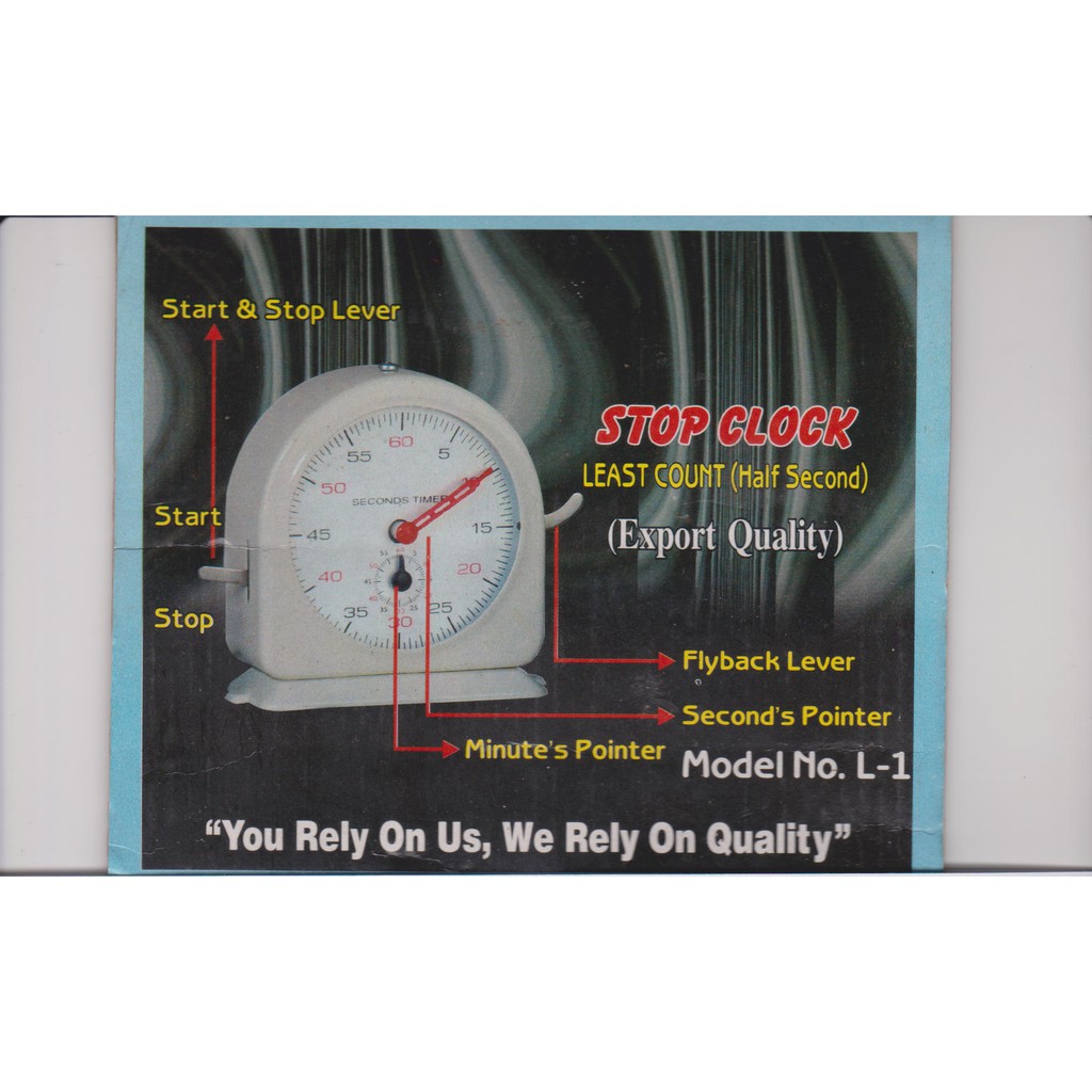 STOP CLOCK ( SECONDS TIMER ) SUITABLE FOR SCIENCE LAB | Shopee Malaysia