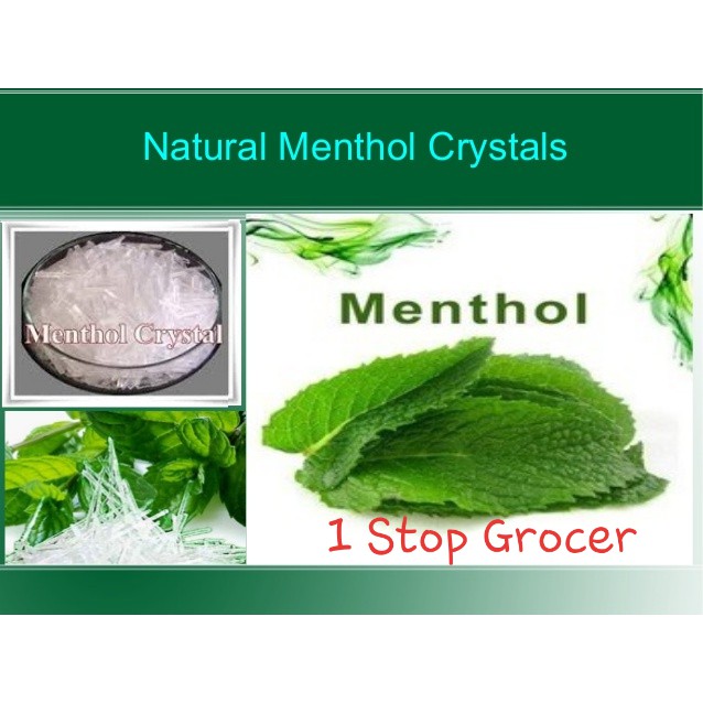 Menthol Crystals Food Grade 100% Pure | Shopee Malaysia