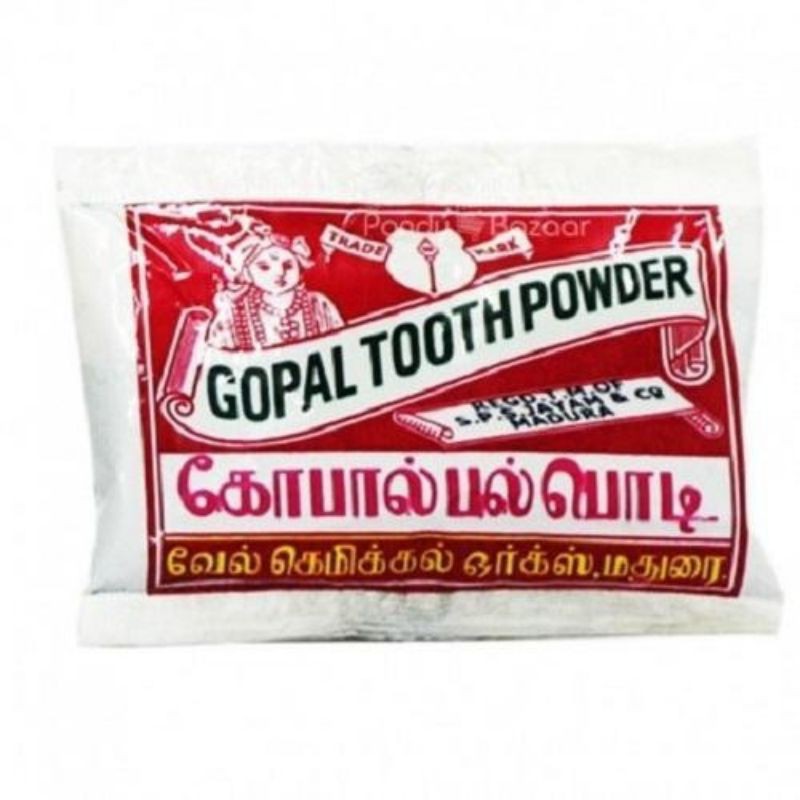 Gopal Whitening Tooth Powder Serbuk Pemutih Gigi Tradisional Shopee Malaysia