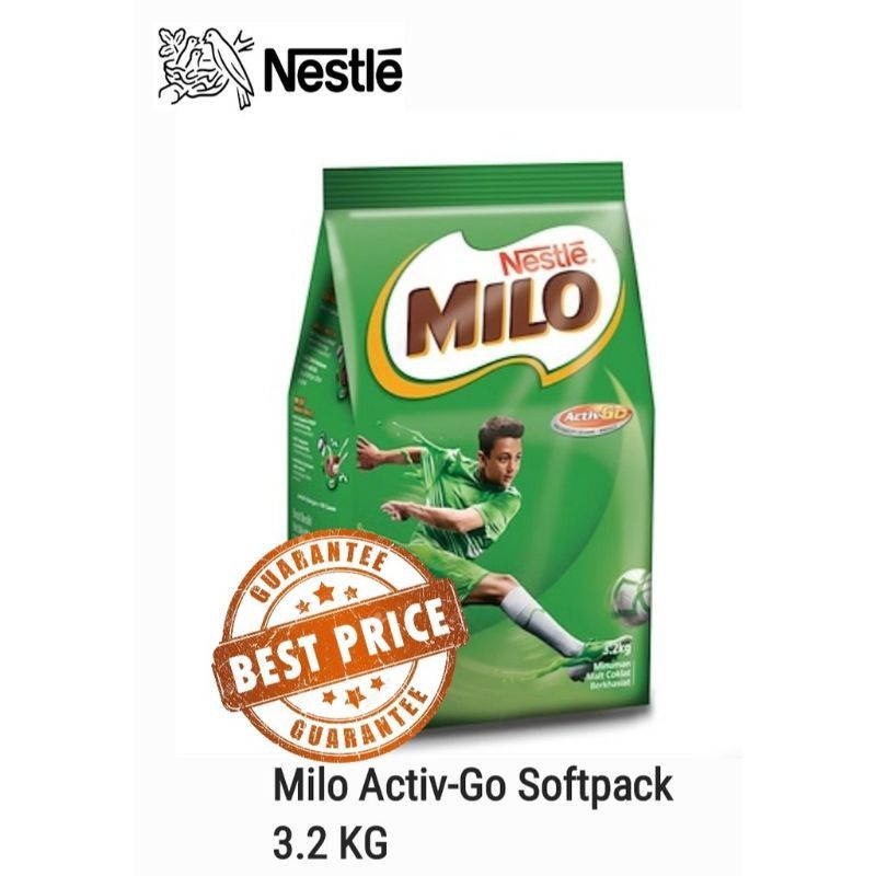 Original Nestle Milo Soft pack 3.2kg/bag (EXPIRED 31/12/2022) | Shopee ...