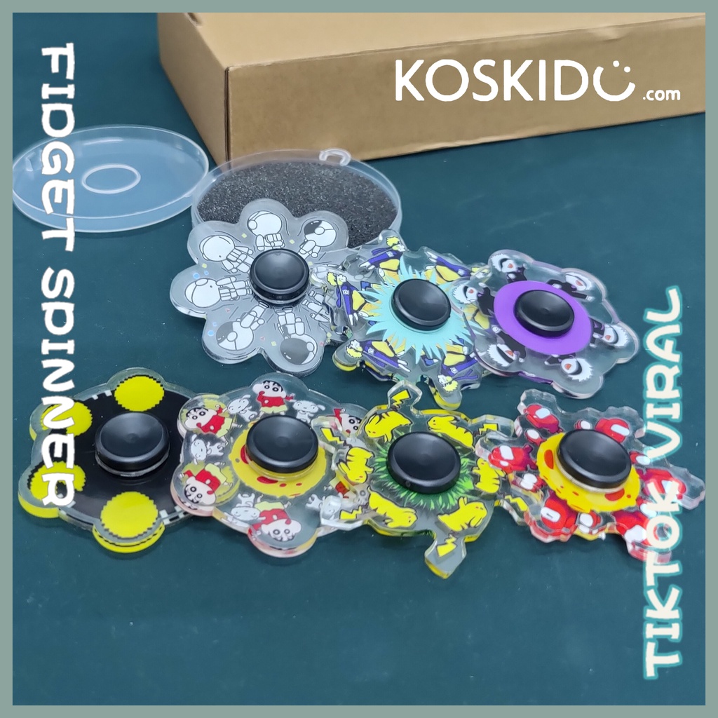 [Fidget Viral] Anime Fidget Spinner, FidgetToy, Fidget Hand Spinner ...