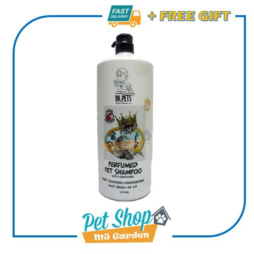 Dr Pets Cats Anti Bacterial Perfumed Conditioning Pet Shampoo (2000ml ...