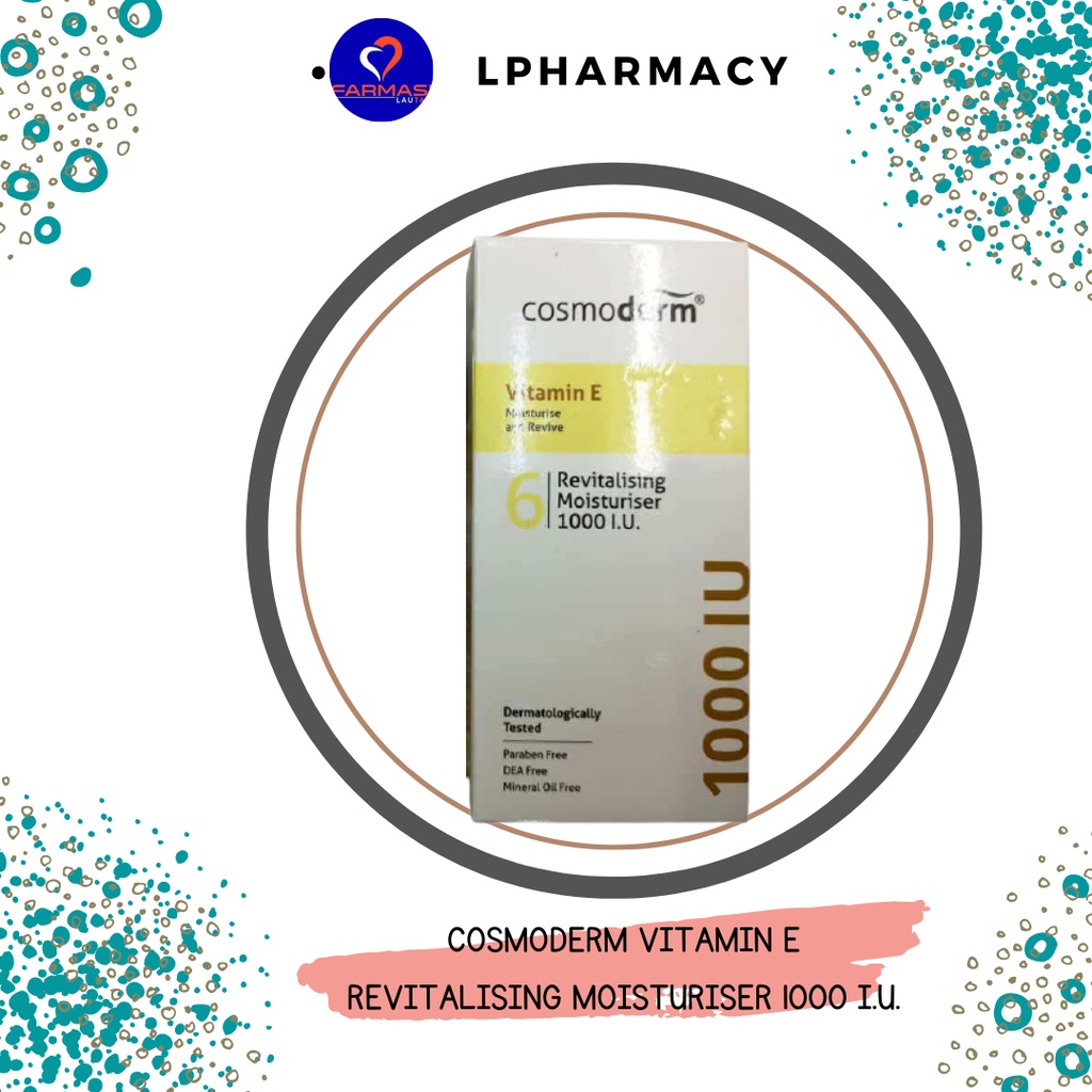 COSMODERM VITAMIN E Cream 1,000 I.U. (50 ml) | Shopee Malaysia
