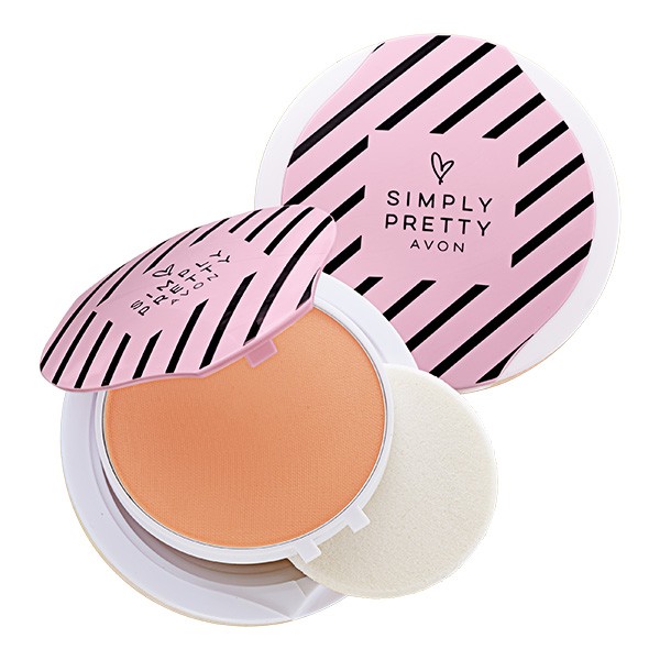 AVON Simply Pretty Smooth & White Dual Powder Foundation 10g | Shopee ...