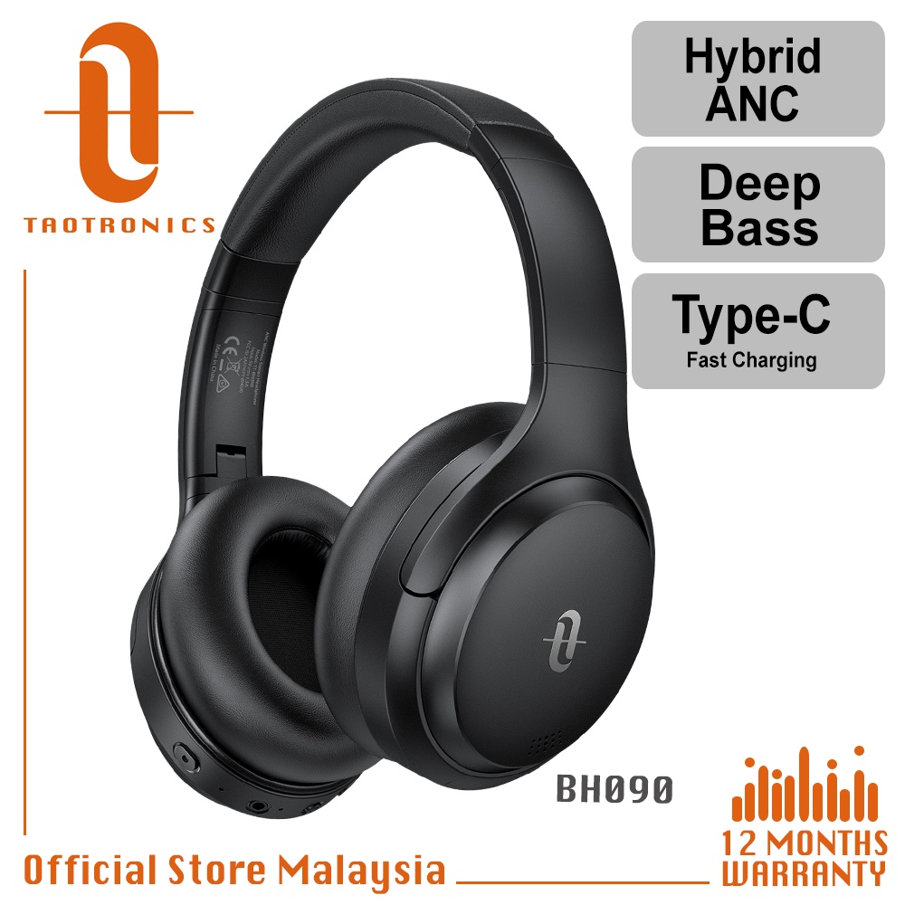 TaoTronics BH090 Hybrid ANC Active Noise Cancelling Headphone ... TaoTronics BH090 Hybrid ANC Active Noise Cancelling Headphone ...
