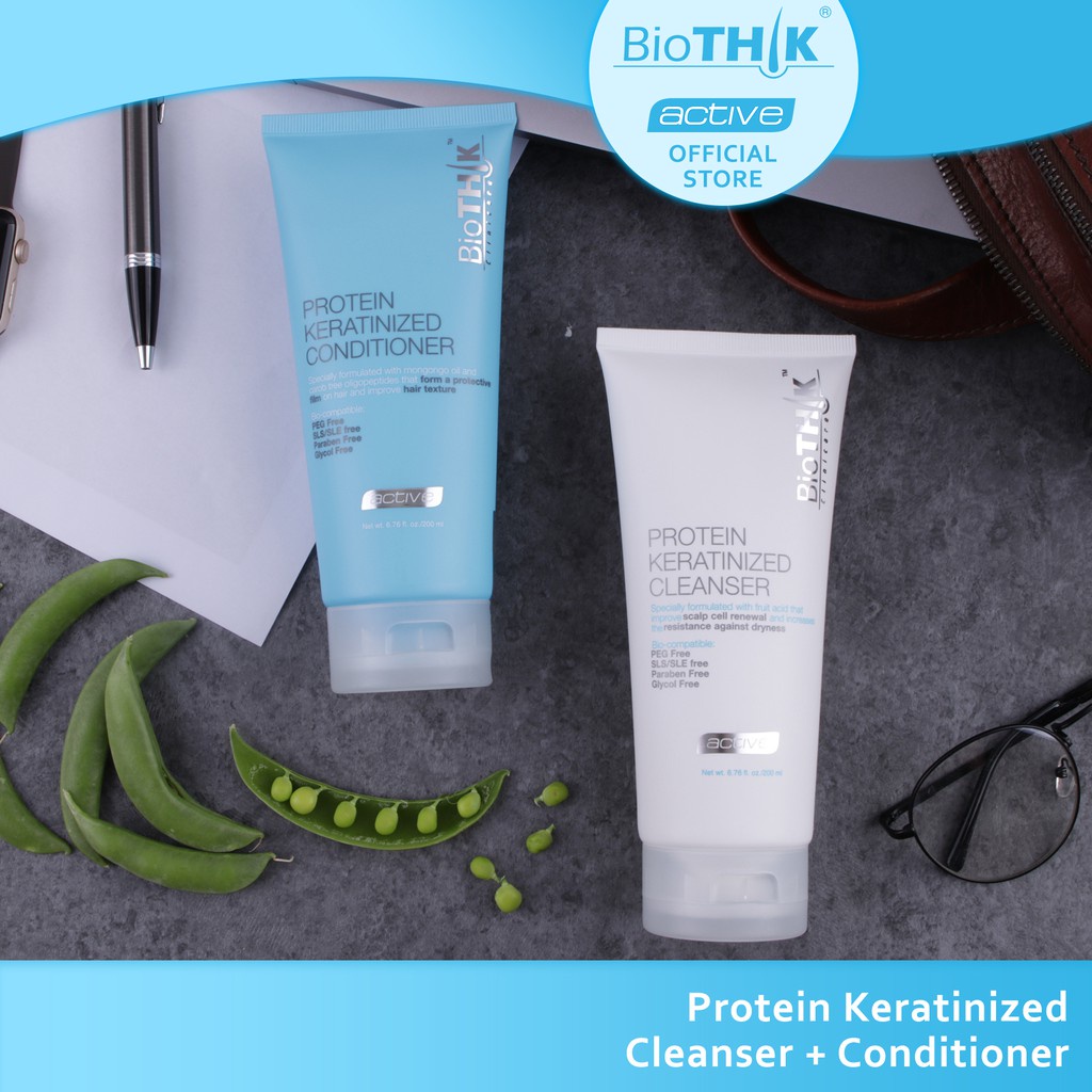 Biothik Active Hair Shapoo Conditiner Scalp Protein Keratinized ...