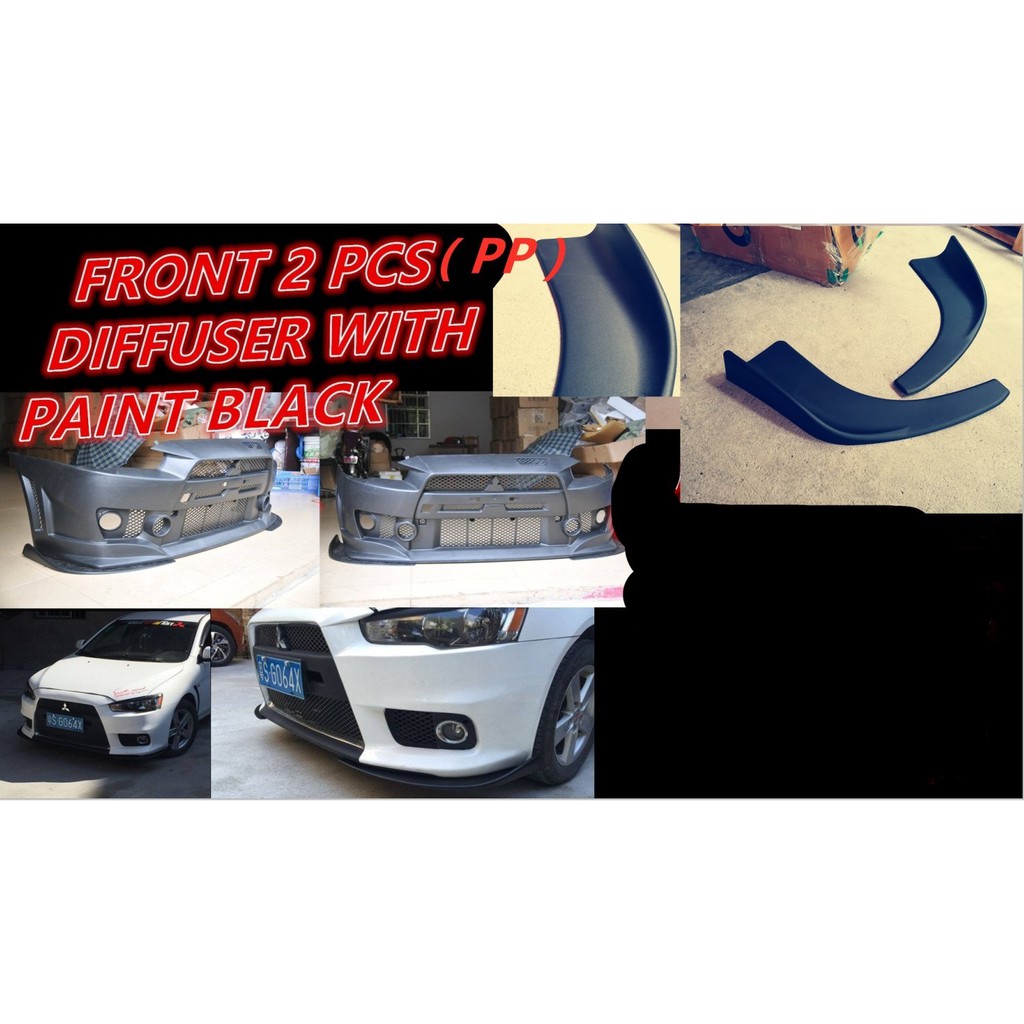 LANCER-FRONT LIP 2 PCS SET ( PP ) | Shopee Malaysia