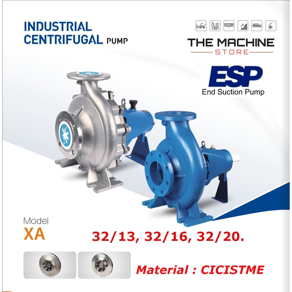 ESP End Suction Pump Centrifugal Pump 32/13 32/16 32/20 32/26 (2'' x 1 ...