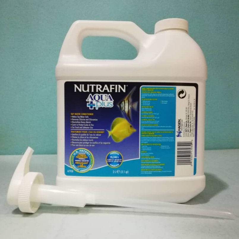 A7930 Nutrafin Aqua Plus - Anti Chlorine Tap Water Conditioner - 2 L | Shopee Malaysia
