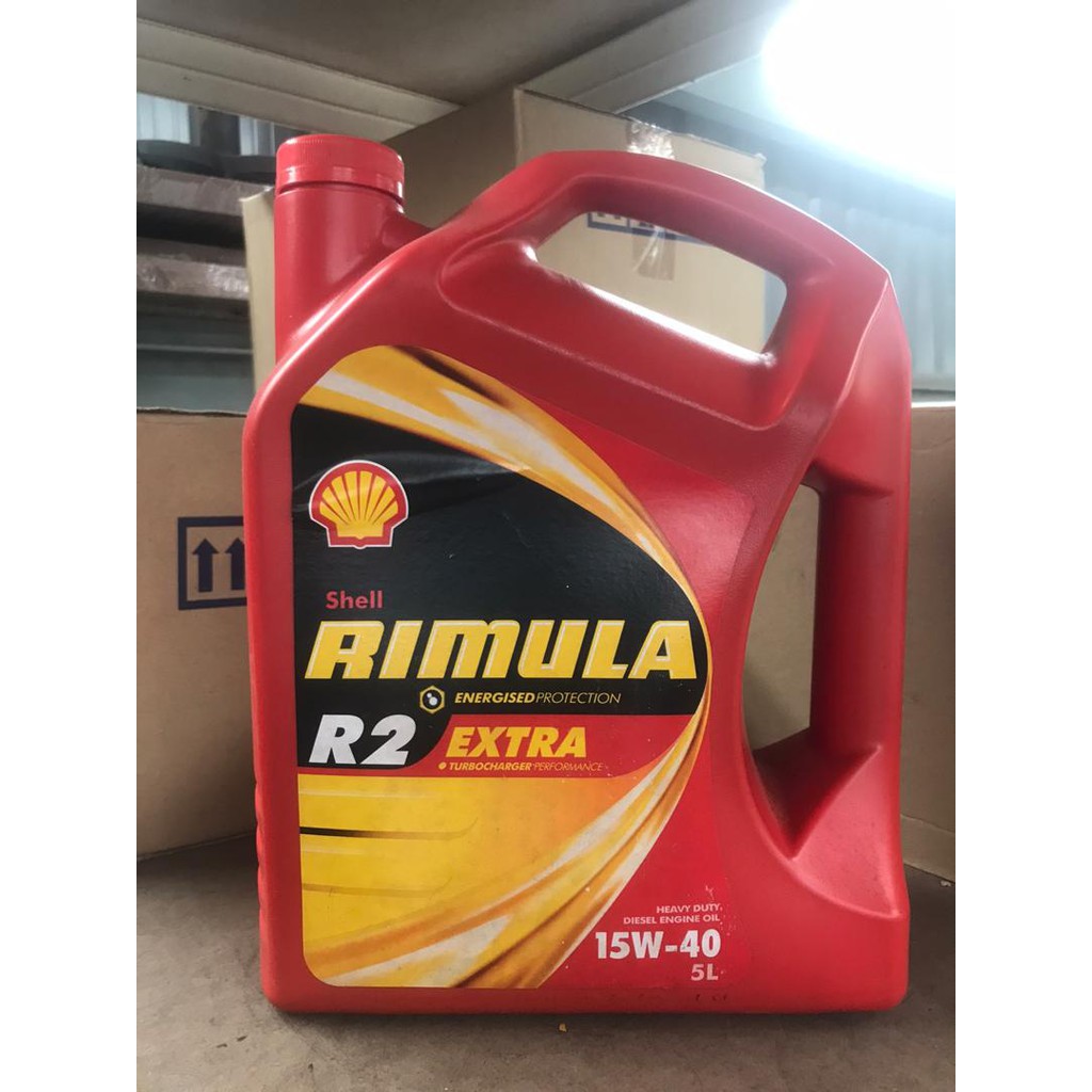 SHELL RIMULA R2 EXTRA 15W-40 5L Heavy Duty Diesel Engine Oil | Shopee ...