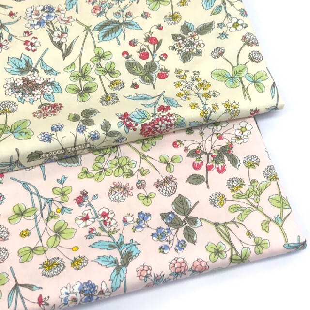 Kain Comb Cotton / Twill Cotton Corak Bunga Halus 🌿 (Bidang 60 ...