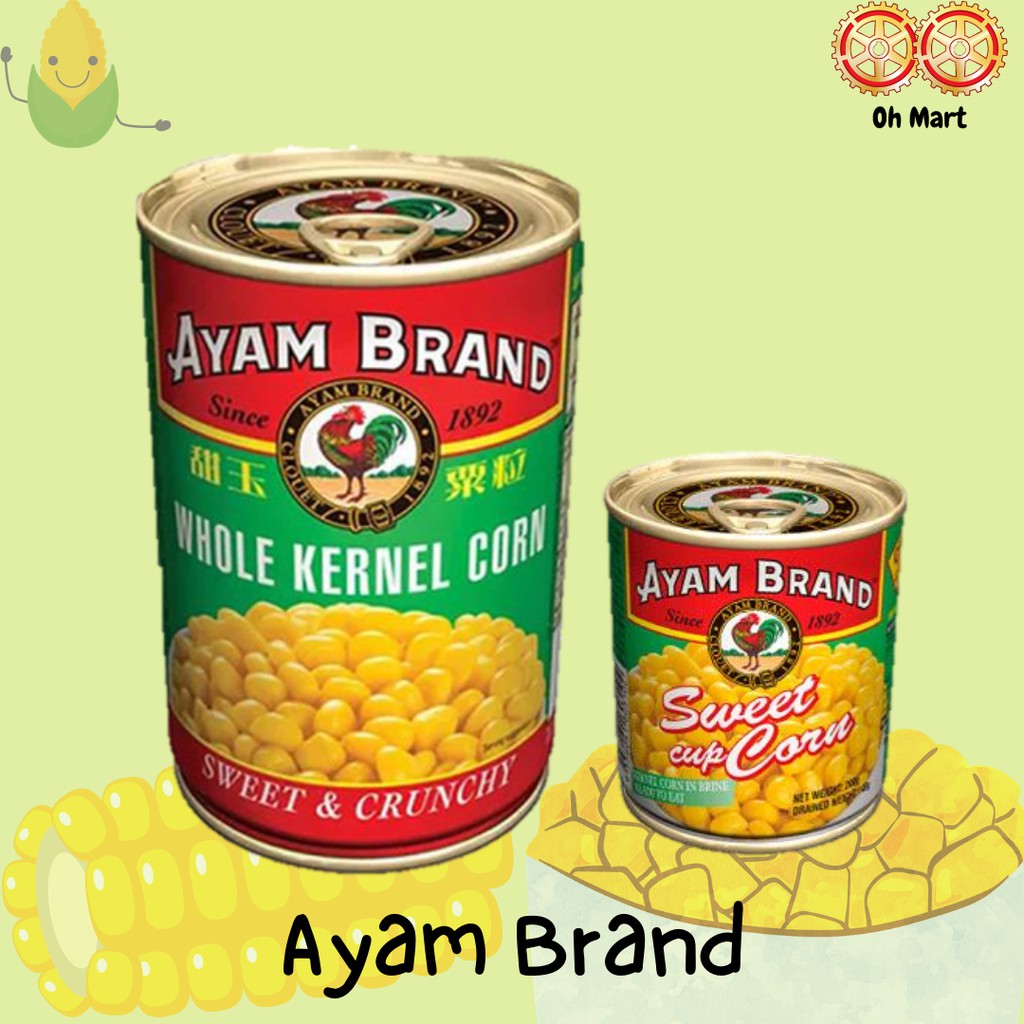 Ayam Brand Jagung Manis/ Sweet Cup Corn -425g /200g | Shopee Malaysia