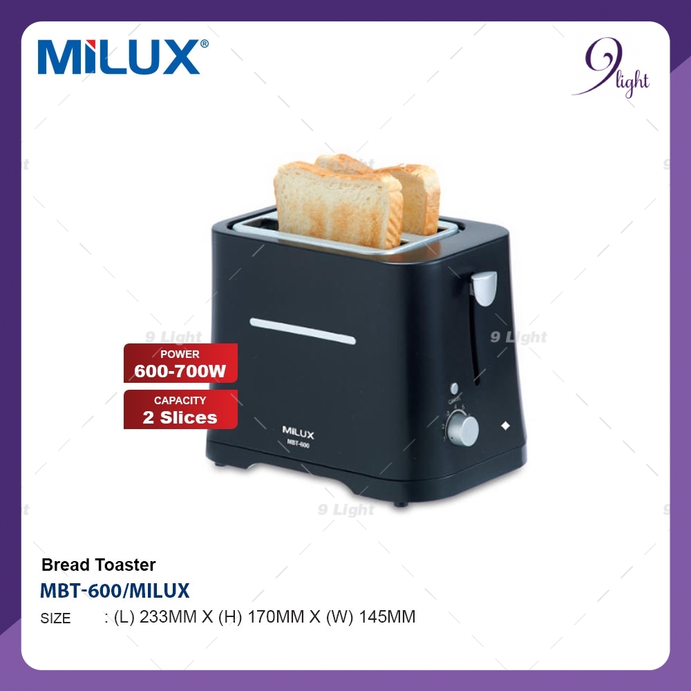 MILUX MBT-600/MBT-650 ELECTRONIC BROWNING CONTROL BREAD TOASTER ...
