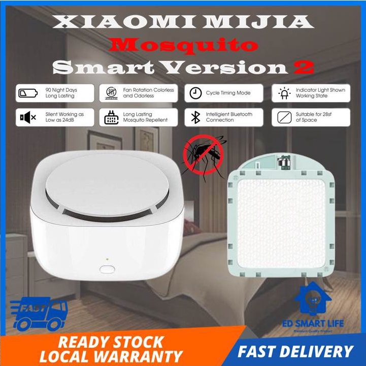 Xiaomi Mijia Mosquito Smart Version 2 Movable Portable Repellent Killer ...