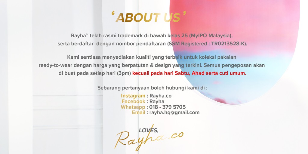 Rayha.official, Online Shop | Shopee Malaysia