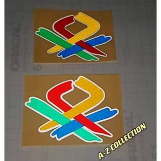 Pangkah Benetton Logo (2 sizes available) Sticker Cutting Overlapping ...