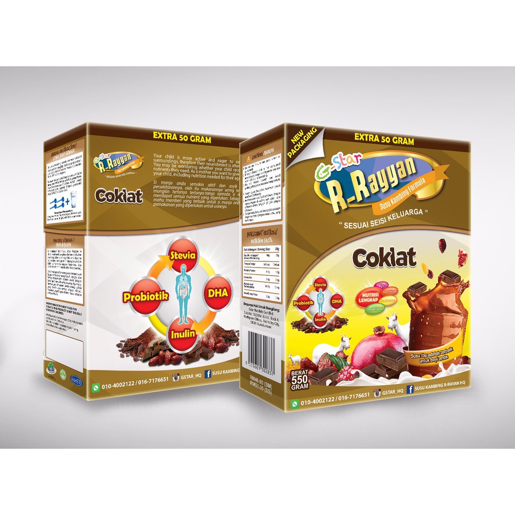 Susu Kambing R-Rayyan(Coklat) 550g | Shopee Malaysia
