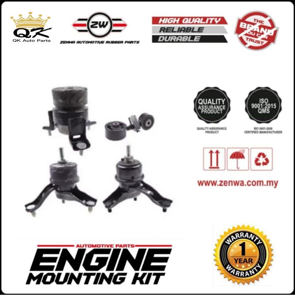 TOYOTA CAMRY ACV30 ENGINE MOUNTING KIT SET (ZW) | Shopee Malaysia