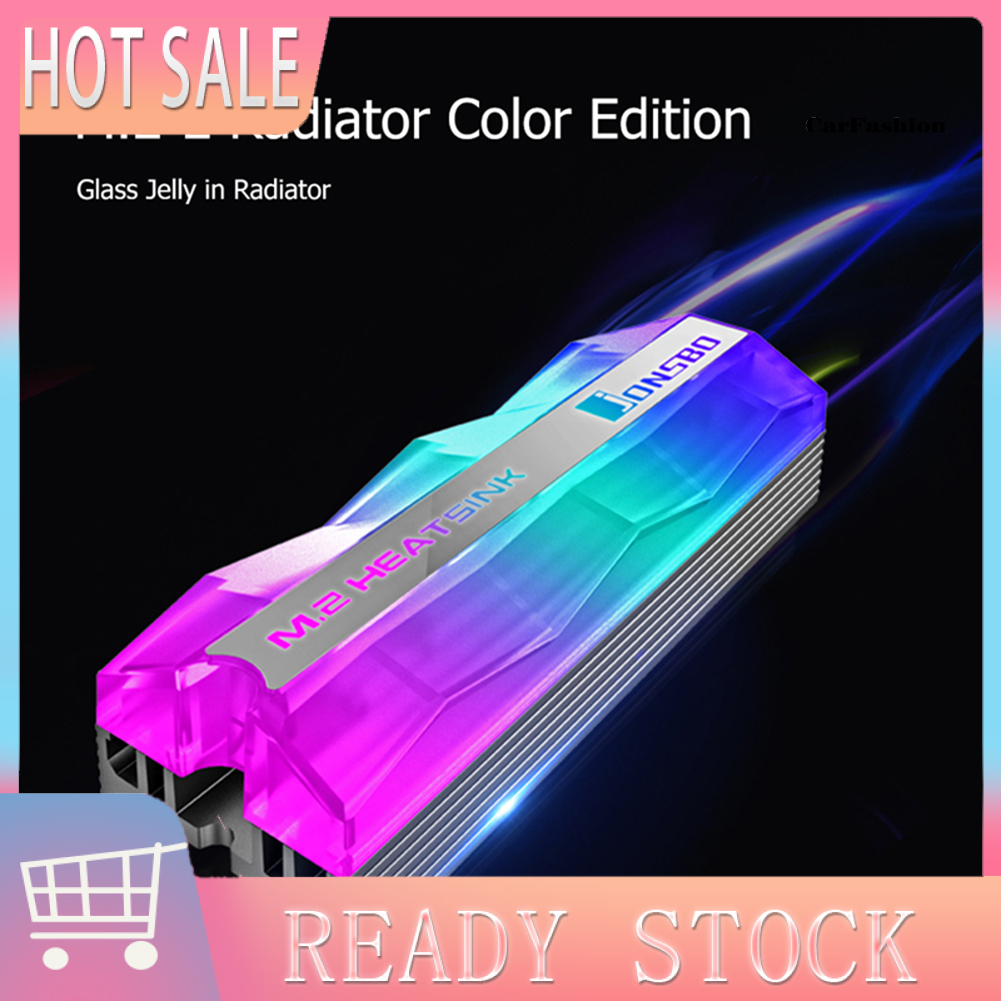 Cdnp_jonsbo m.2-2 rgb/argb colorful light ssd heatsink solid state hard ...
