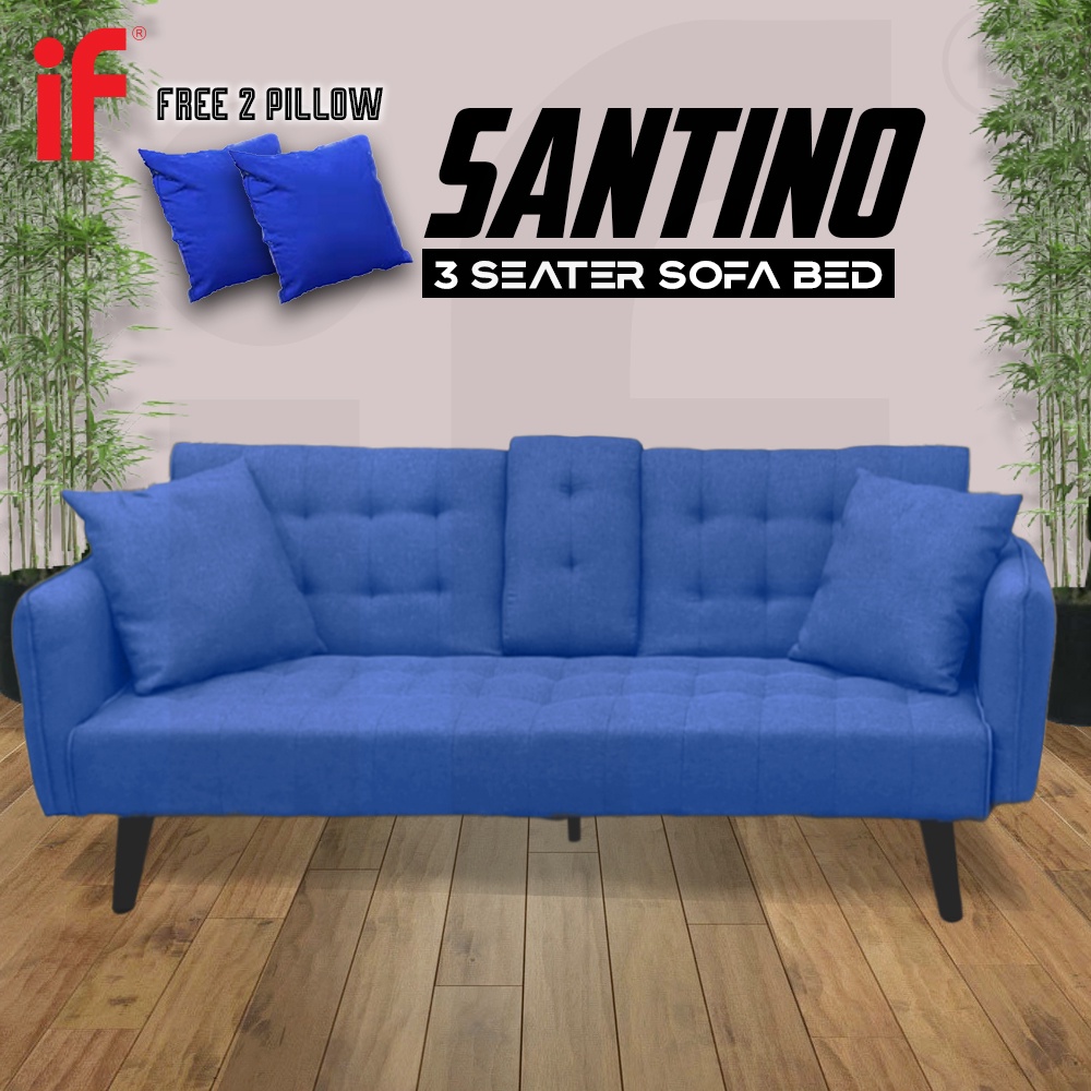 IF Santino 6 Feet Sofa Bed / 3 Seater Sofa / Sofa / Functional Sofa ...
