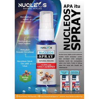 Spray Kerongkong Cengkih (Nucleos Spray) Ubat Sakit Tekak, Batuk ...