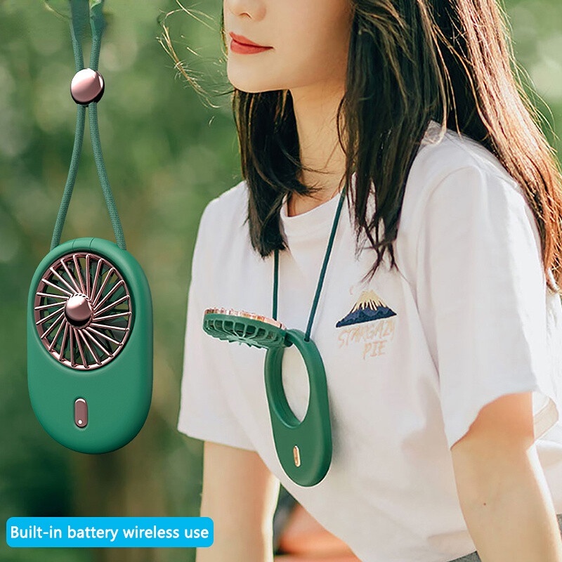 Hands Free Portable Neck Fan Rechargeable Mini Usb Personal Fold ...