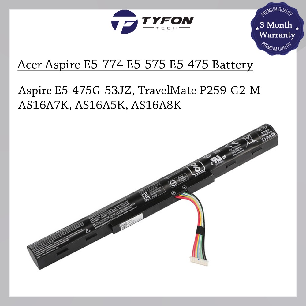 Acer Aspire E5-774 E5-575 E5-475 E5476 TravelMate P249 P259 Compatible ...