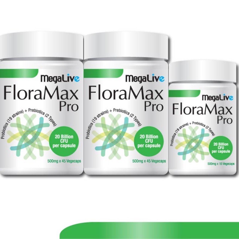 Megalive FloraMax Probiotics (2x45's+ 15's) | Shopee Malaysia