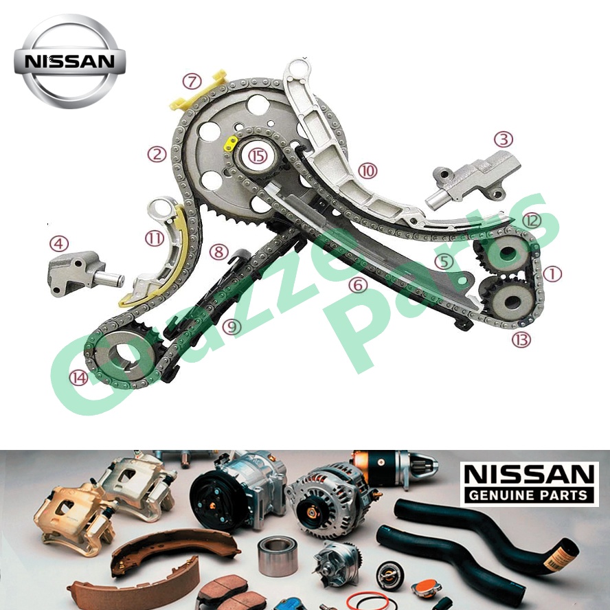 Nissan Original Timing Chain Full Kit Set Nissan Frontier 2.5 D22 ...