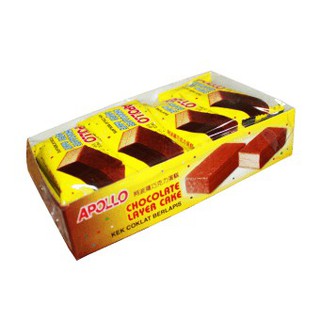 8 Pcs Apollo Chocolate Layer Cake 18g Each in Box (LOCAL READY STOCKS ...