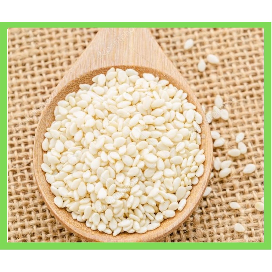Biji Bijan Putih / White Sesame Seed 100gm 250gm 500gm | Shopee Malaysia