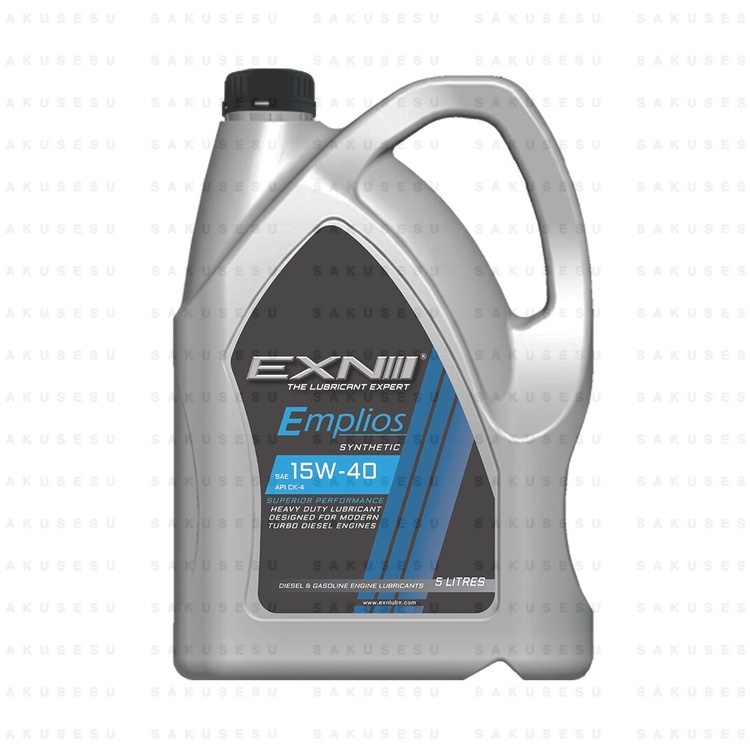 EXN Emplios SAE 15W40 -Semi Synthetic Engine Oil (5Liter) | Shopee Malaysia