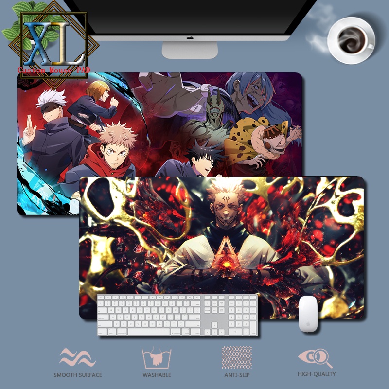XL Custom Gaming Mouse Pad Jujutsu Kaisen 2 Mouse Pad 60cm x 30cm Extra ...