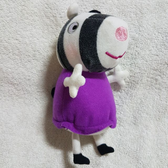 Authentic Peppa Pig ZaZa Zebra with Sound Plush Soft Toy | Shopee Malaysia