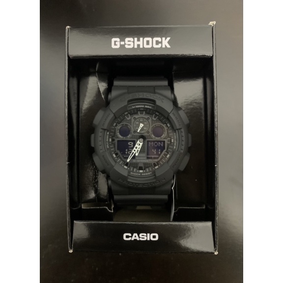 Casio G-Shock Analog-Digital GA100-1A1 Two tone | Shopee Malaysia