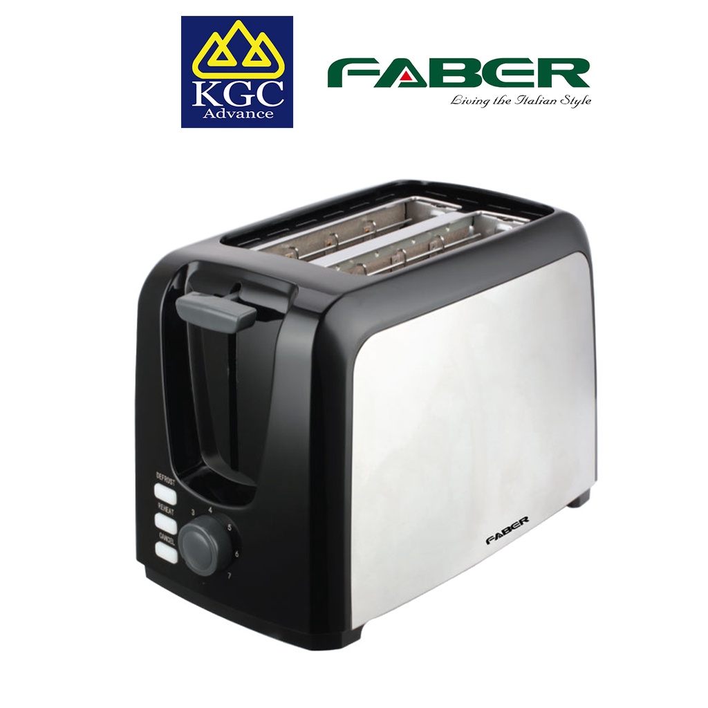 Faber FT 206SS 2-Slice Stainless Steel Electric Toaster | Shopee Malaysia