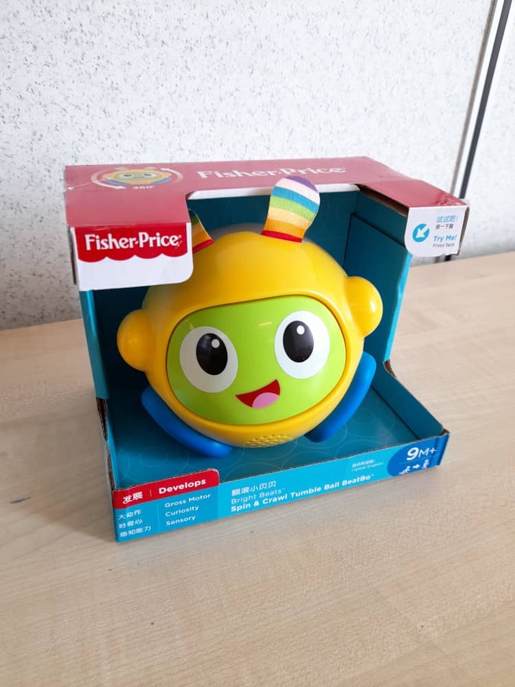 *Ready Stock* Fisher Price Bright Beats Spin & Crawl Tumble music Ball ...