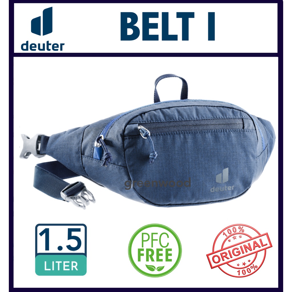 DEUTER Belt I [Belt 1, 1.5 liter volume, 210D PA Ripstop material ...