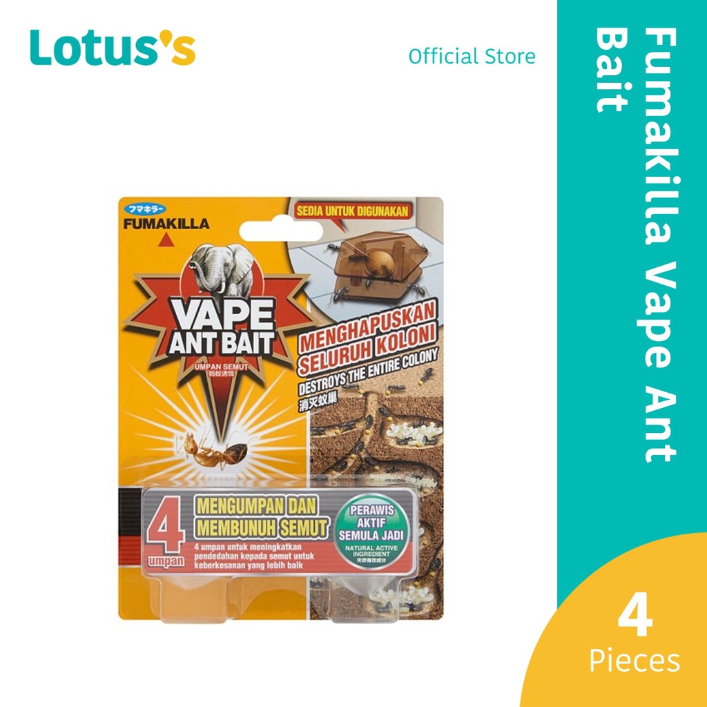 Fumakilla Vape Ant Bait 4pcs | Shopee Malaysia
